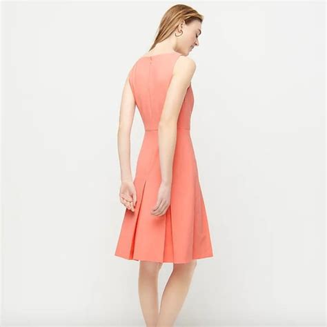 J Crew Dresses J Crew Pleated Aline In Stretch Wool Nwt New Poshmark