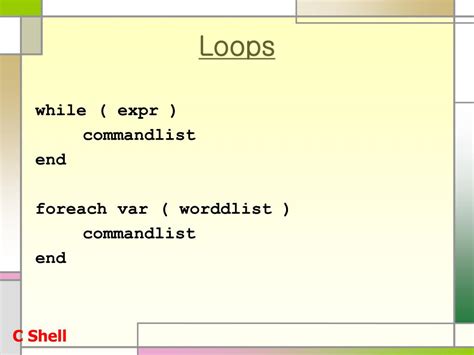 ppt linux system lecture 6 shell programming powerpoint