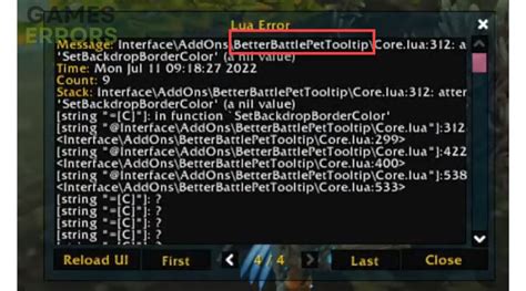 lua error in wow world of warcraft fix it on any version