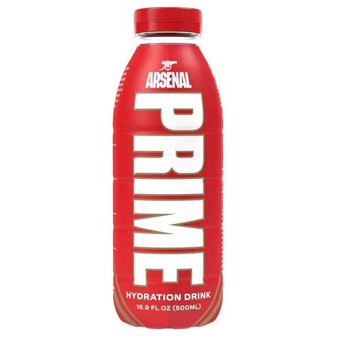 Prime Hydration By Logan Paul X Ksi Arsenal Pre Order 500ml Candy