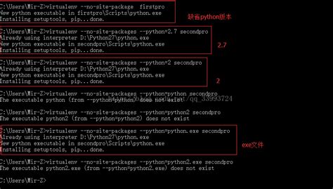 windows 用virtualenv创建不同python版本的虚拟环境 virtualenv 不同python版本 csdn博客
