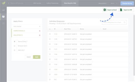 export your survey responses and reports surveyhero help