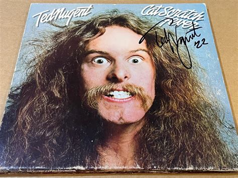 Ted Nugent Signed Autographed Vintage Cat Scratch Fever Record Etsy