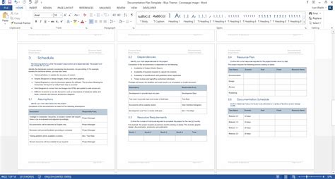 documentation plan template ms word excel wbs templates forms