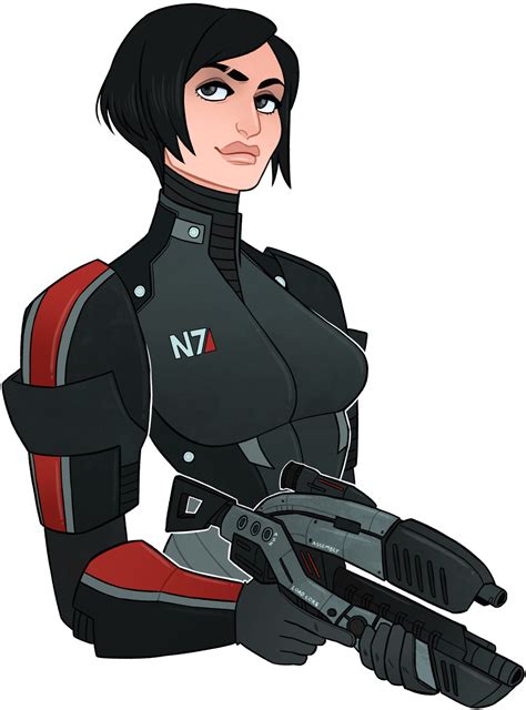 Femshep Commander Shepard Me персонажи Mass Effect Bryborg