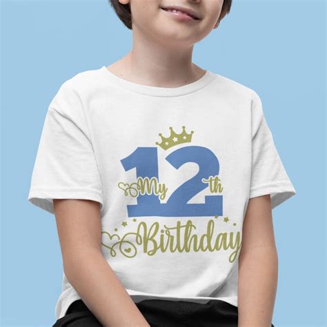 12th Birthday Etsy