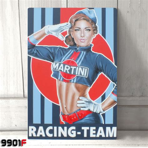 Comics Collectibles Porsche Martini Racing Pinup Girl Poster