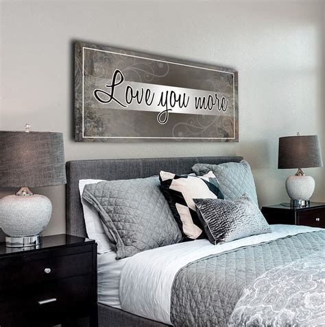 Couples Wall Art Love You More Wood Frame Ready To Hang Sense Of Art