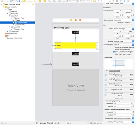 swift how to properly add an uicollectionview inside uitableviewcell