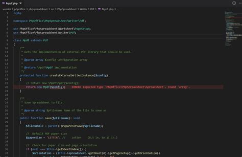 class mpdf mpdf not found in vendor phpoffice phpspreadsheet src