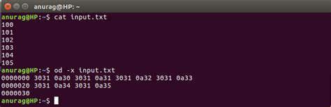 od command in linux with example geeksforgeeks