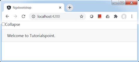 ngx bootstrap quick guide