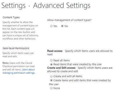 how to set item level permissions in sharepoint list library