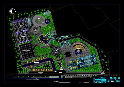Cultural Center Craft In Autocad Cad Library