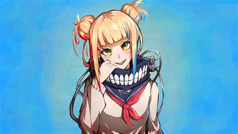 Blonde Haired Female Anime Character Illustration Digital Art Anime