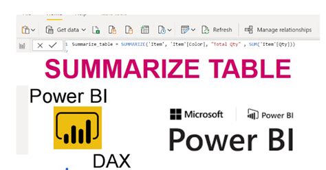 summarize function dax sqlskull