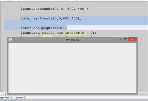 java adding jpanel created on netbeans on top of to