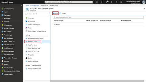 creating a backend address pool with azure portal a cloud xpert