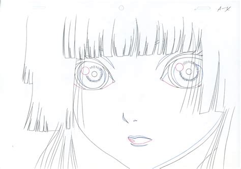 【やや傷や汚れあり】★地獄少女 直筆アニメ素材 動画1枚 閻魔あい（アップ） Hell Girl 12の落札情報詳細