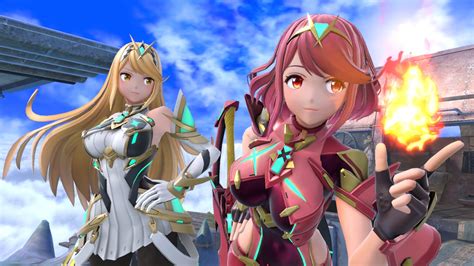 Pyra Mythra Have Now Joined Super Smash Bros Ultimate