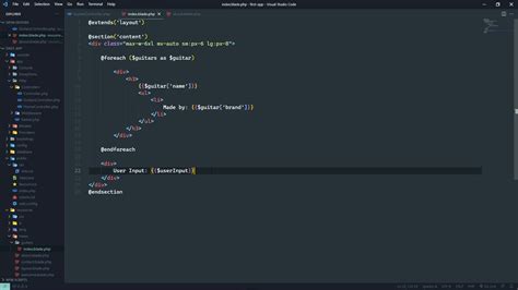 get started with laravel 8 using blade directives