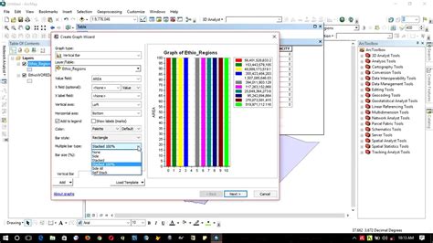 how to create graphs from attribute table in arcgis 10 3 gis and