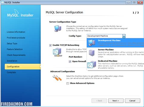 run mysql server as a windows service with firedaemon pro