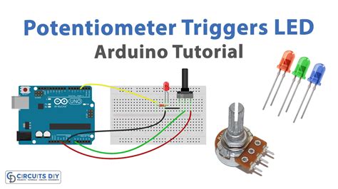 potentiometer triggers led arduino tutorial
