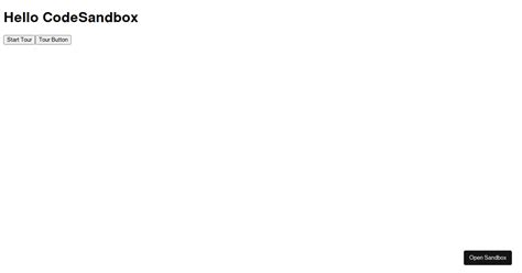 react tour shadow dom codesandbox