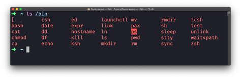 linux commands ls