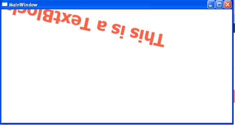 rotating text in wpf using vb