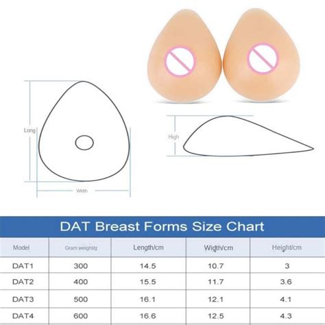 1pair Silicone Breast Forms Crossdresser Fake Teardrop Boobs Enhancer