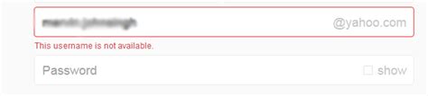 usability warning message to the user if name he enterred already