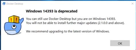 installing docker desktop on windows server 2016 getting failed to