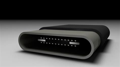 Usb Type C 3d Model Cgtrader