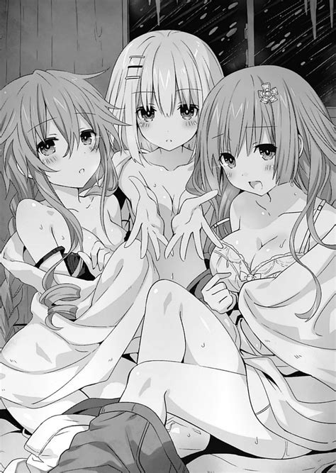 tobiichi origami yamai yuzuru and izayoi miku date a live drawn by