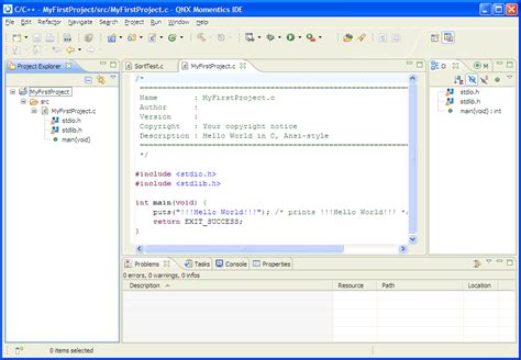 my world qnx tutorial and what is toolchain