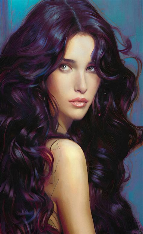 Raven Haired Beauty By Serendigity Art On Deviantart