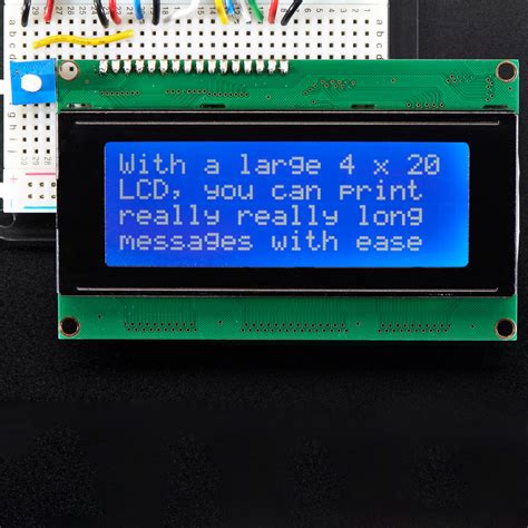 2004 lcd character display module with blue backlight 20×04 stem