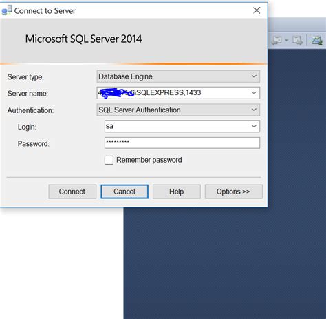 sql server 2014 cannot connect to remote server stack overflow