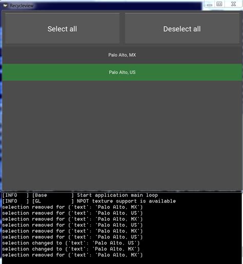 python how to replace deprecated listview in kivy