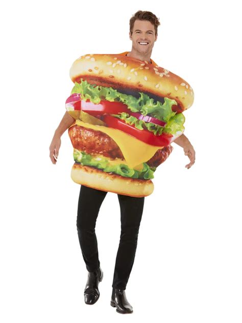 Cheeseburger Novelty Unisex Fancy Dress Costume Fancy Dress Costume