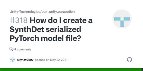 how do i create a synthdet serialized pytorch model file · issue 318
