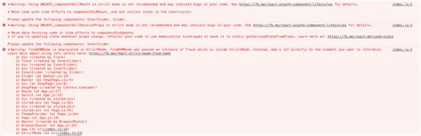 errors in concurrent mode unsafe componentwillmount