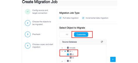 migrate mysql compatible databases to tidb cloud using data migration