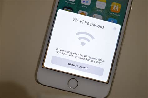 how to instantly share wi fi password on iphone and ipad with friends