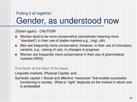 Ppt Speaker Variable Gender Variability In The Speech Of Males And