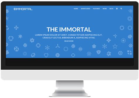 immortal header with bootstrap carousel and modal by