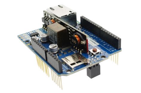 arduino ethernet шилд 2 с модулем питания poe модуль 5В arduino w5100