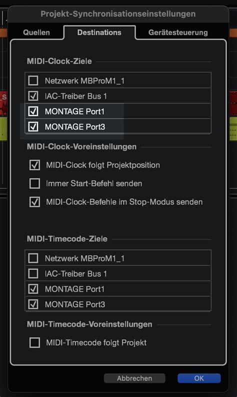 cubase pro 11 midi clock ziele müssen immer wieder neu aktiviert